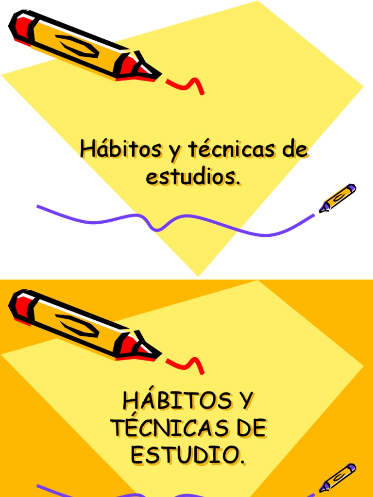Habitos y Tecnicas de Estudio PPT 120826131921 Phpapp01 | PDF | Crecimiento personal y ...