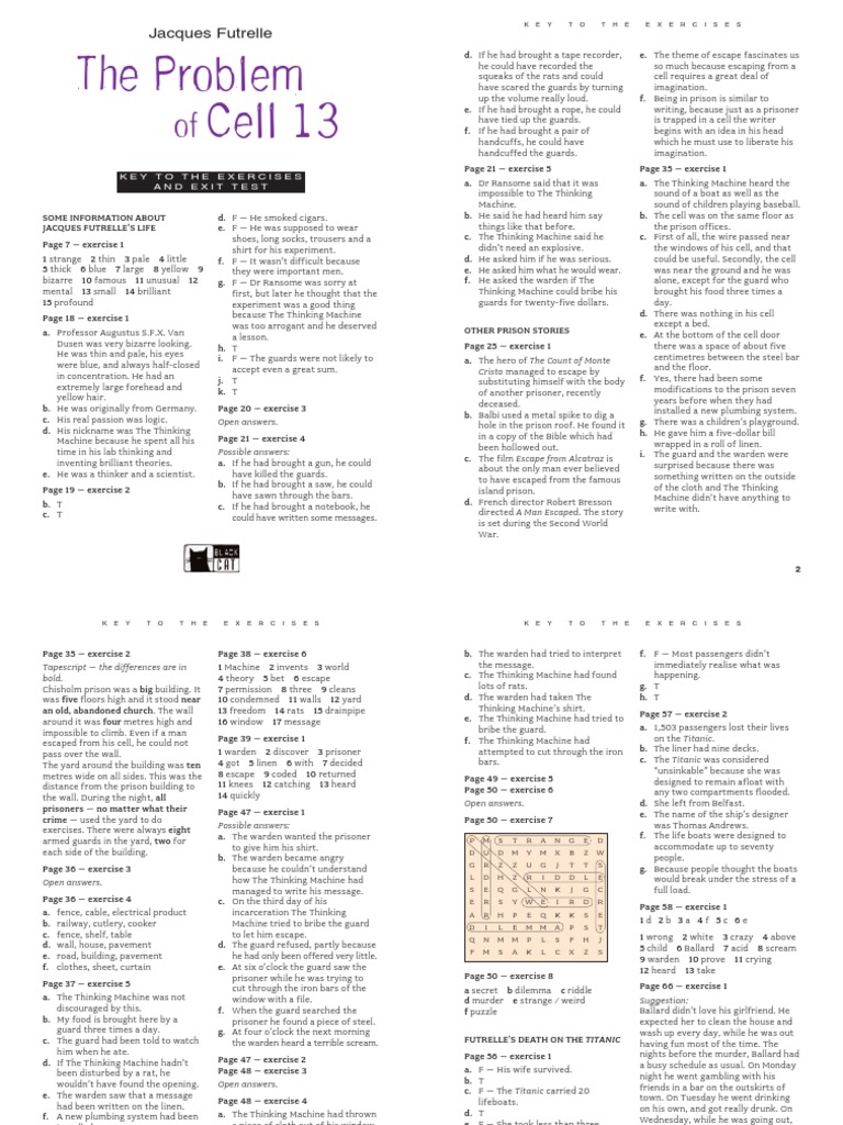 RT Problem of Cell | PDF | Rms Titanic | Prison