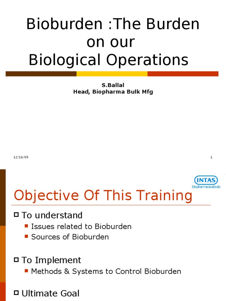 Bioburden Control Strategies in Biopharma | PDF | Sterilization ...