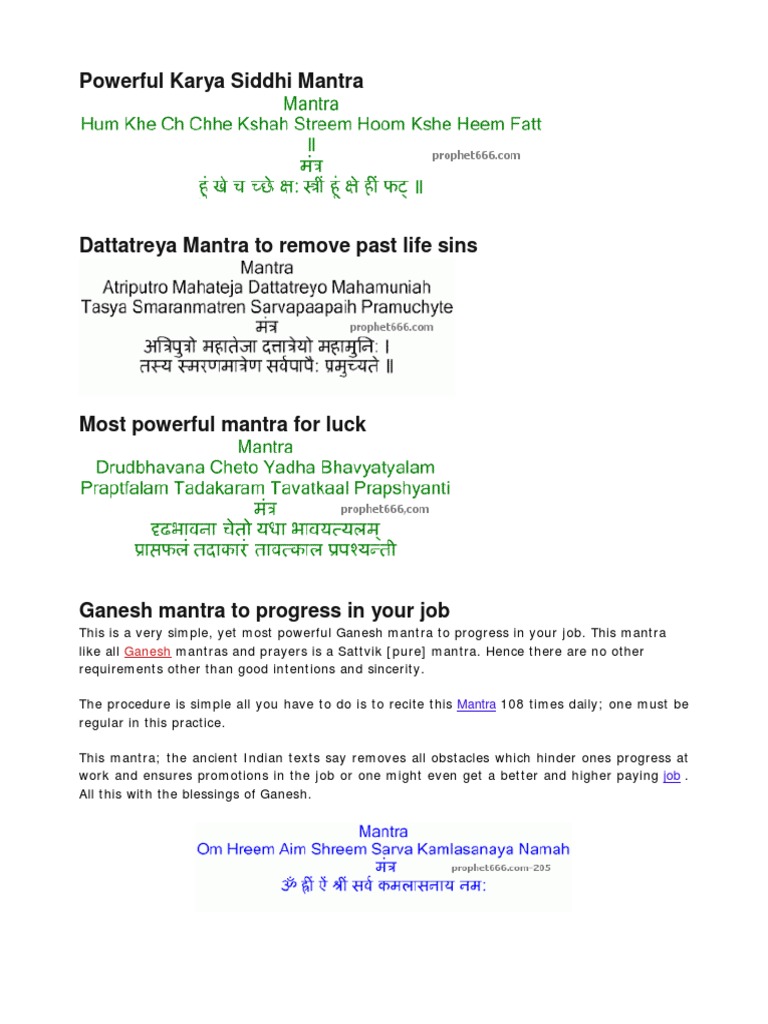 Mantras | Download Free PDF | Mantra | Reincarnation