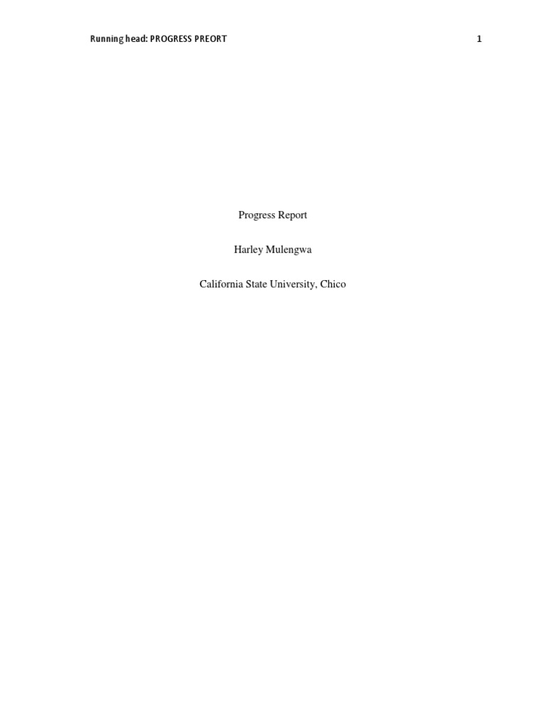 Group Progress Report | PDF | Politics | Social Science