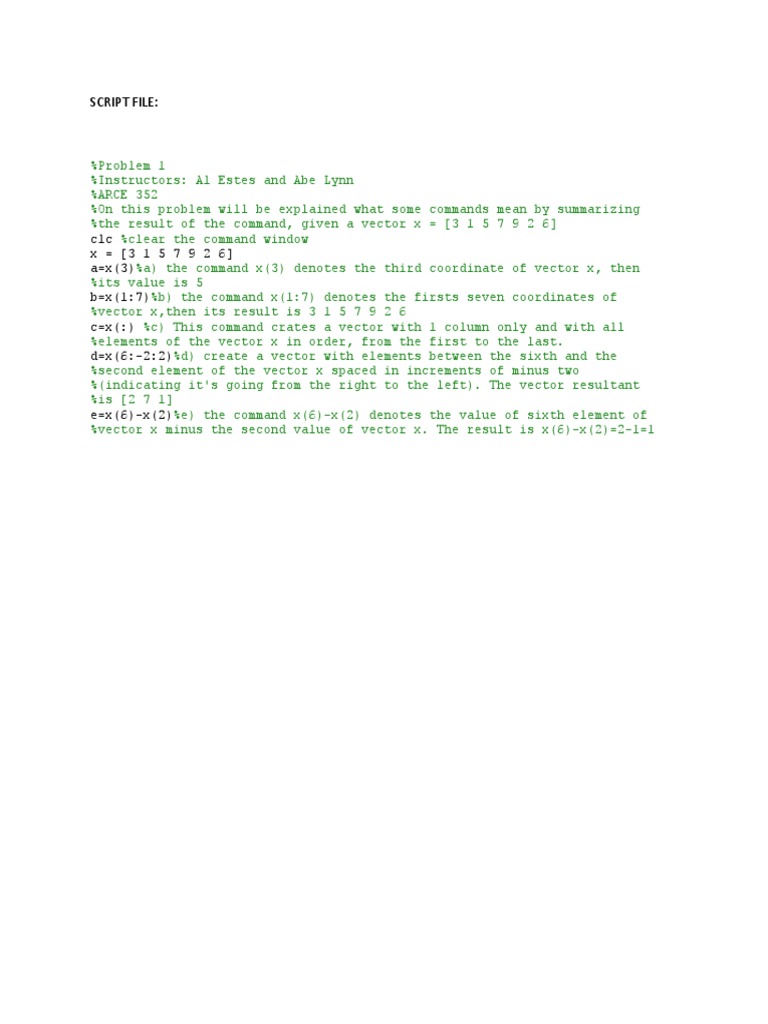 Ax Script Commands Explained | PDF