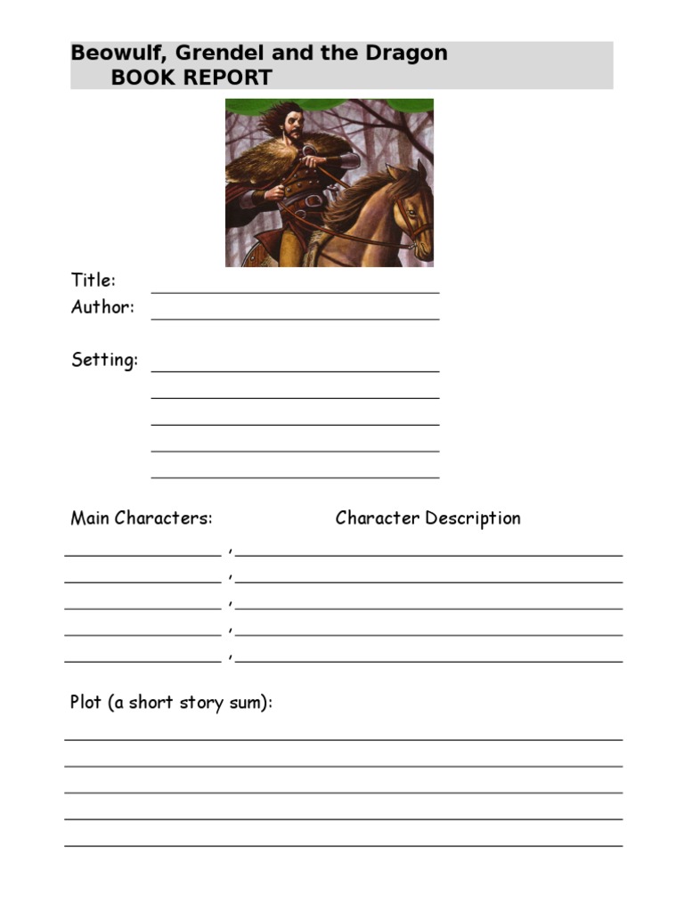 Beowulf: Characters and Setting Analysis | PDF