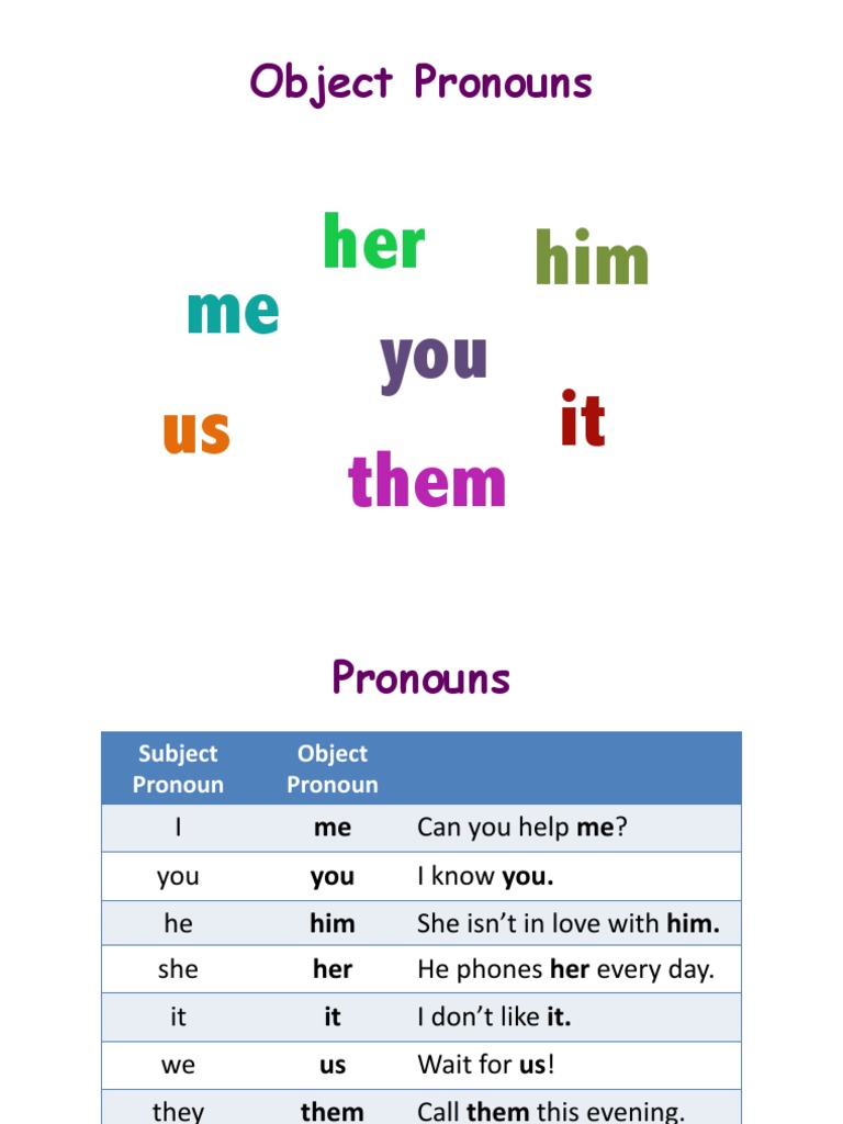Object Pronouns PDF | PDF | Foreign Language Studies | Poetry