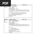 Example of Revision Week Lesson Plan | PDF | Lesson Plan | Dictionary