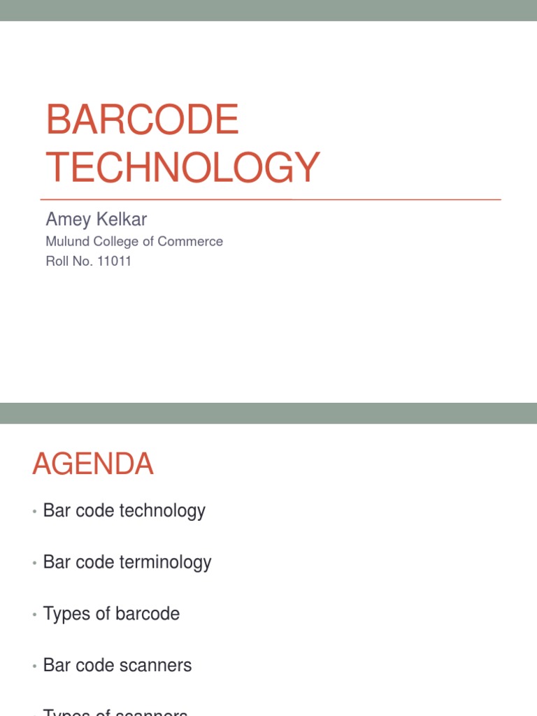 Barcode Technology | PDF | Barcode | Universal Product Code