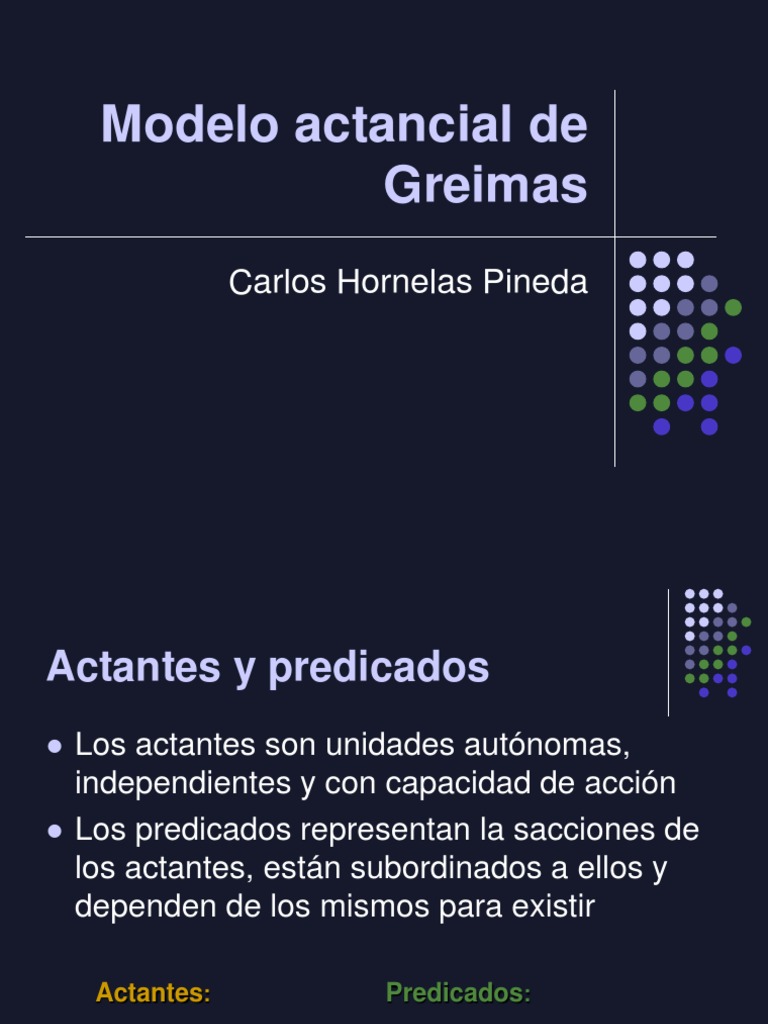 Modelo Actancial de Greimas | PDF