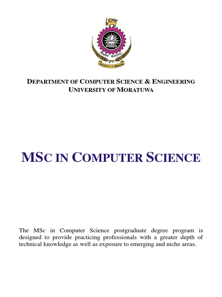 MSC Course Information 2015 | PDF | Cloud Computing | Parallel Computing