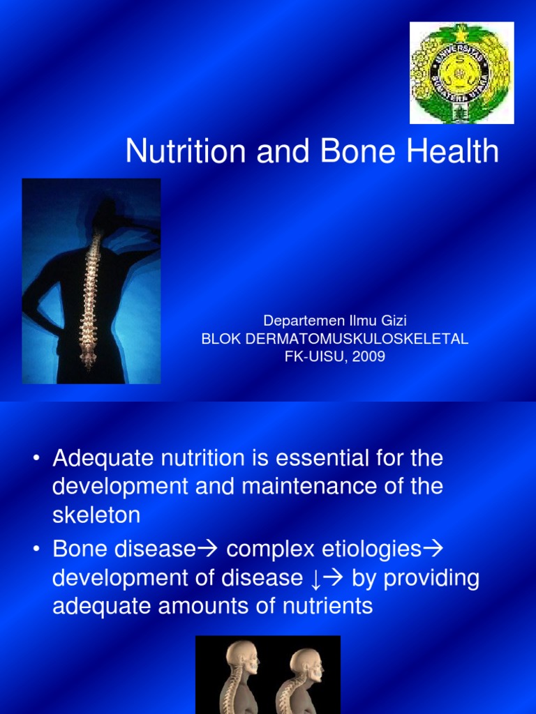 Optimizing Nutrition for Bone Health: Calcium, Vitamin D, and Other Key ...