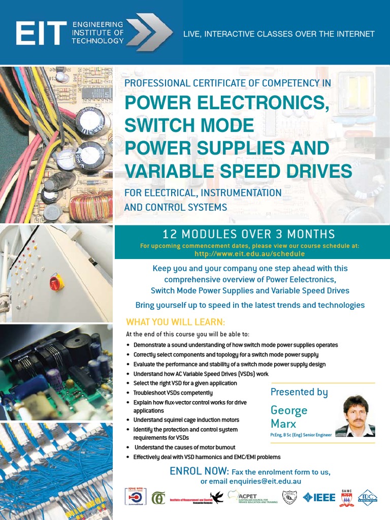 Power Electronics, Switch Mode Power Supplies and Variable Speed Drives ...