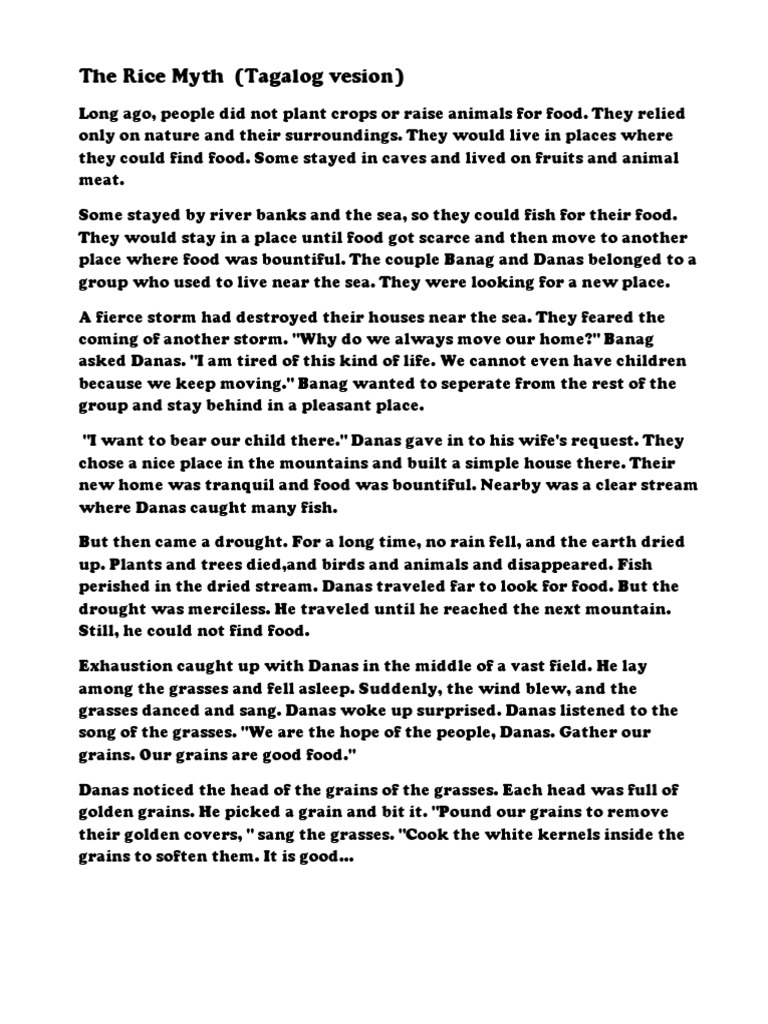 The Rice Myth | Download Free PDF | Hunting | Foods