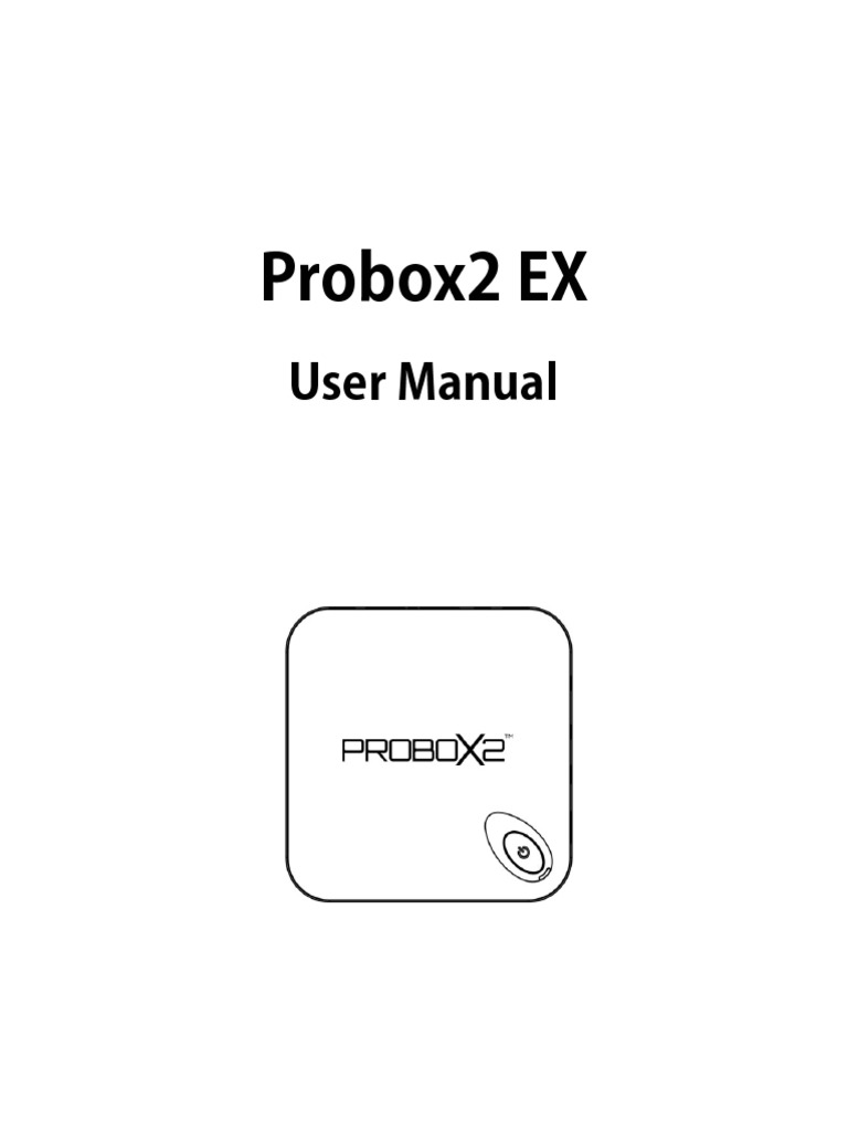 Probox2 EX User Manual v1.0 en | PDF | Wireless Lan | Wi Fi