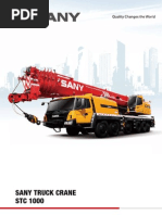 SANY STC800S Load Charts Manual | PDF | Crane (Machine) | Elevator