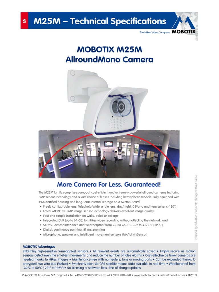 00Ş7Hfkqlfdo6Shflilfdwlrqv: M25M Allroundmono Camera | PDF | Camera ...