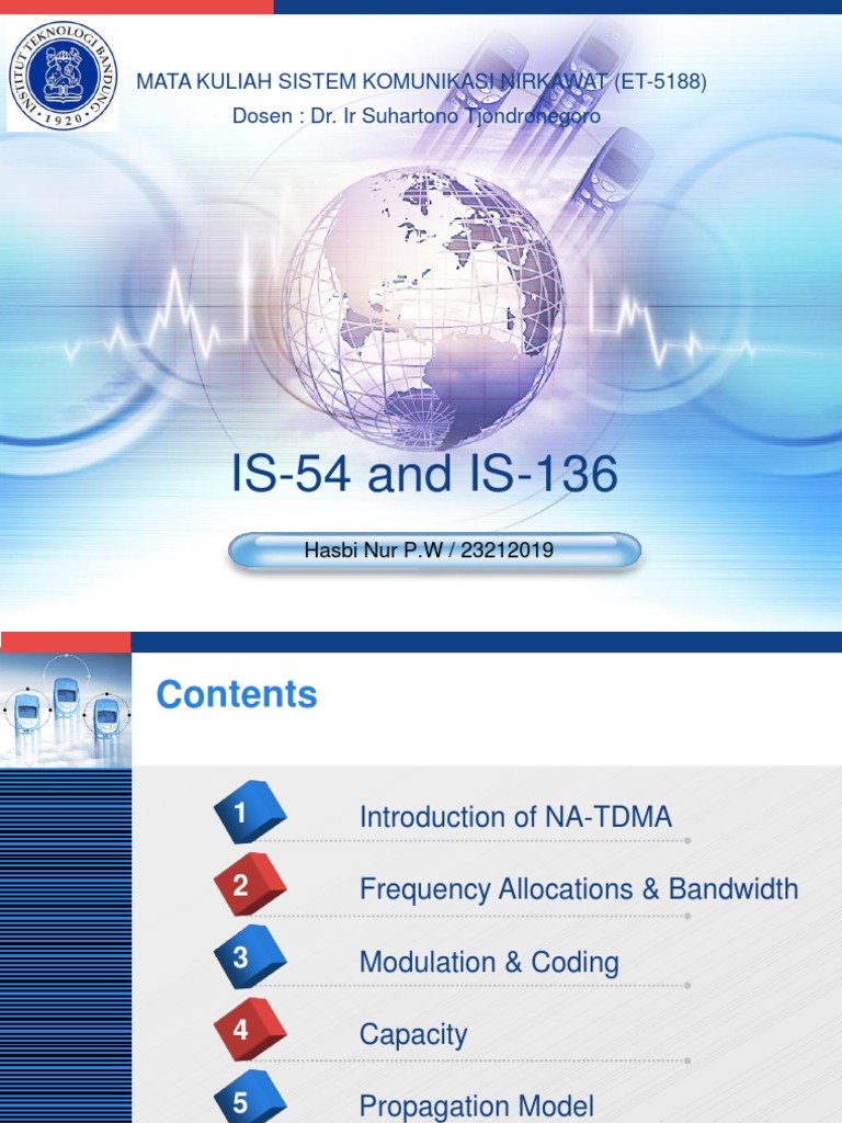 IS-54 and IS-136 Standards Overview | PDF | Cellular Network | Broadcasting