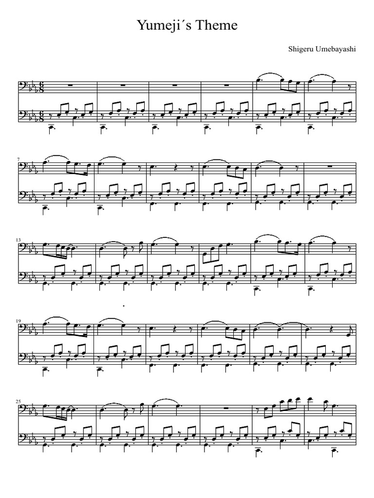 Yumeji S Theme - MSCZ PDF | PDF