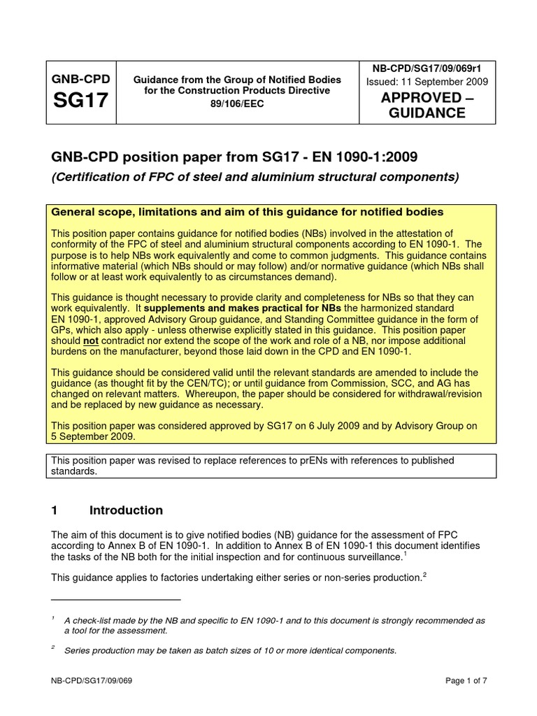 Guia para Entidades Certificadoras - EN - 1090-1 PDF | PDF | Welding ...