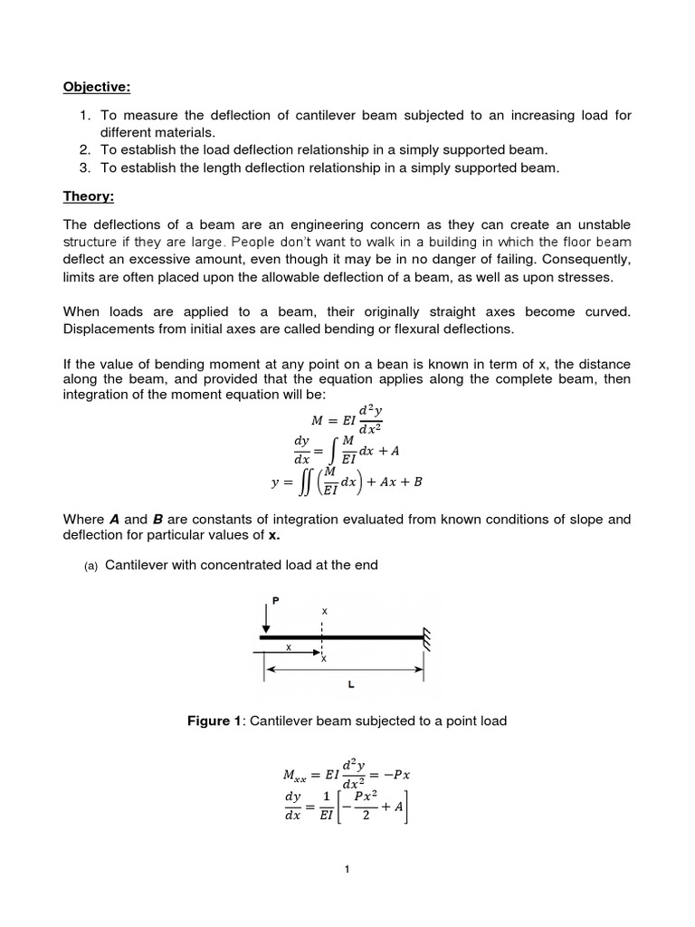 Beam Deflection Manual | PDF | Bending | Beam (Structure)