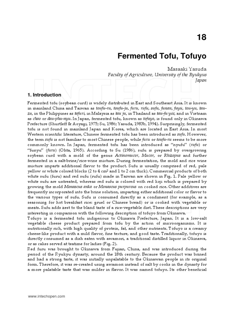 Tofuyu | PDF | Umami | Tofu