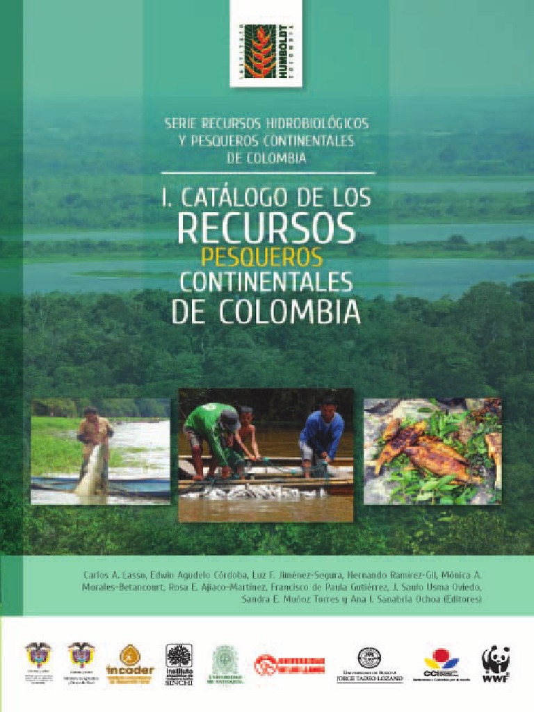 Catálogo de Los Recursos Pesqueros Continentales de Colombia PDF | PDF ...