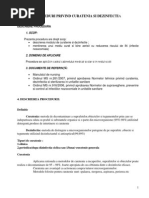 Grafic de Curatenie Si Dezinfectie | PDF