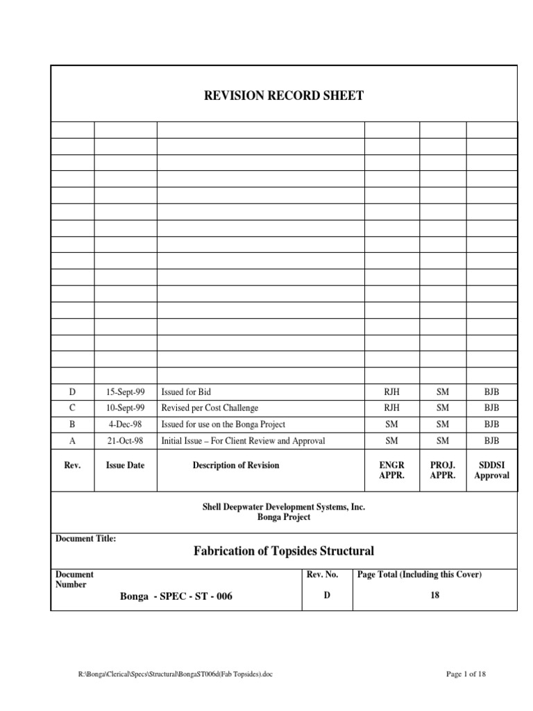 FPSO - Fabrication of Topsides Structural PDF | PDF | Structural Steel ...