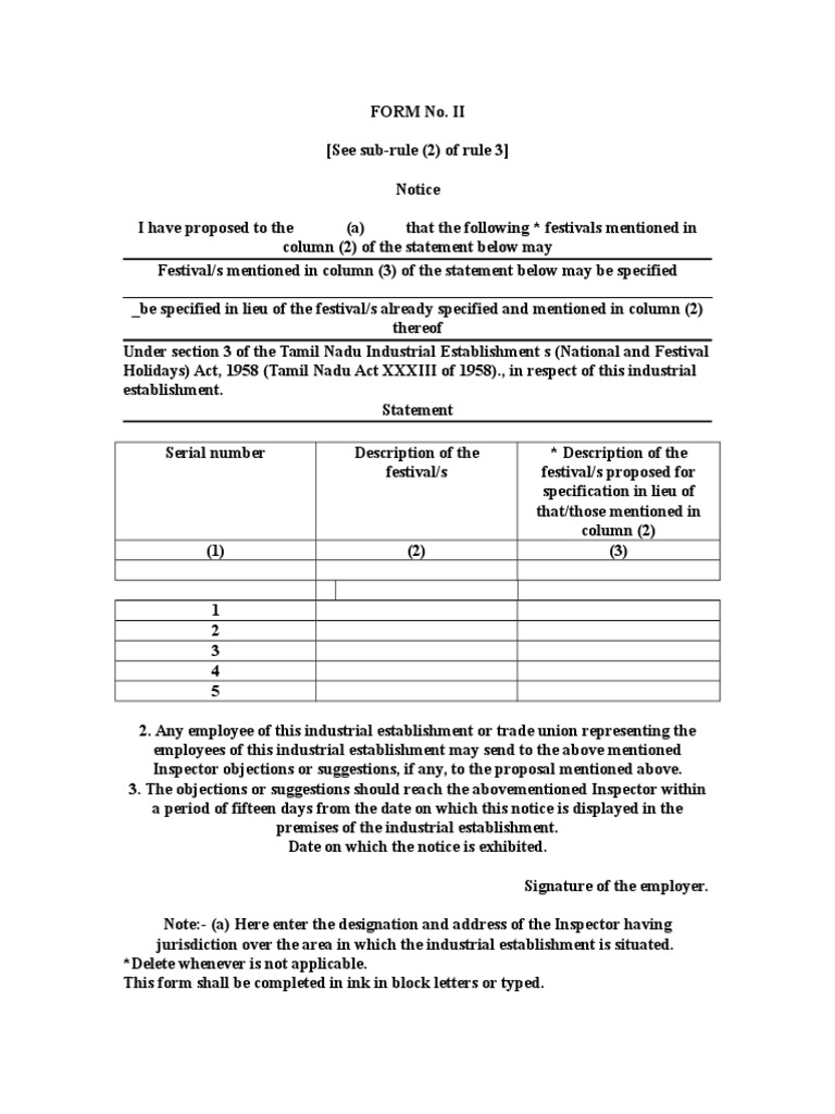FORM No-2 | PDF