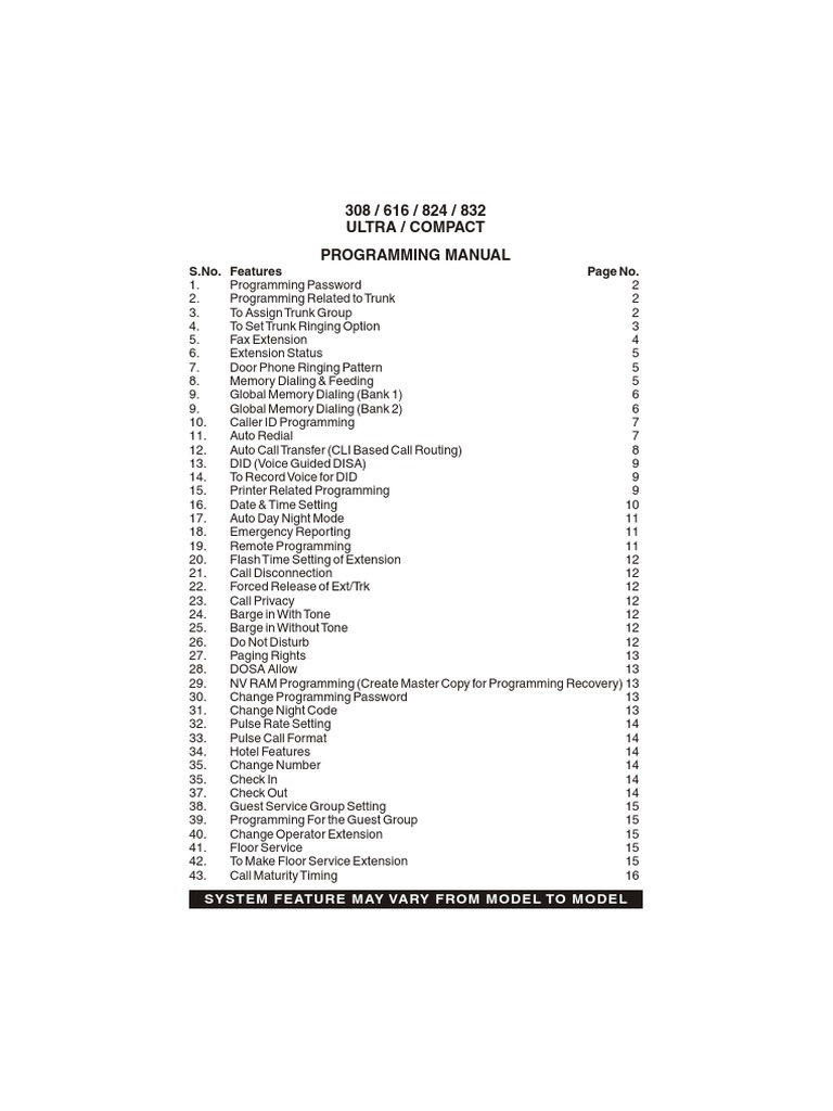 Programming Manual | PDF | Telephone Number | Command Line Interface