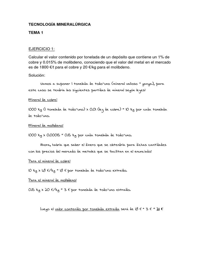 Solucion Ejercicios Tema 1 PDF | PDF | Ciencia y matemáticas