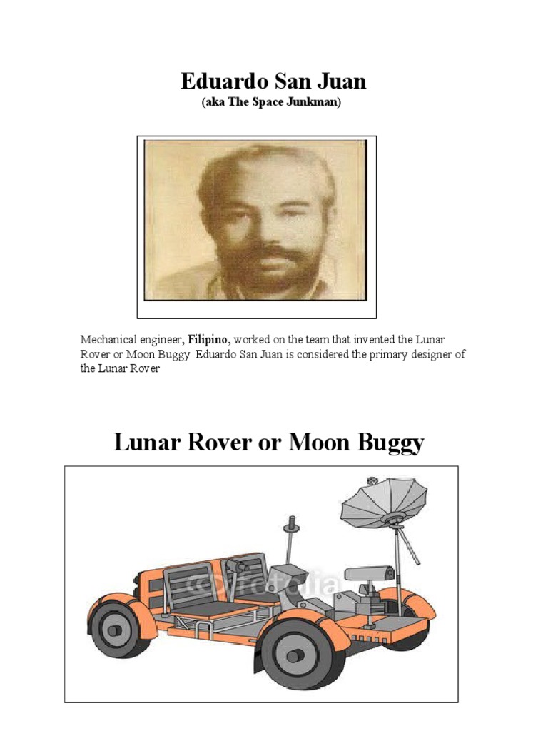 Eduardo San Juan: Lunar Rover or Moon Buggy | PDF