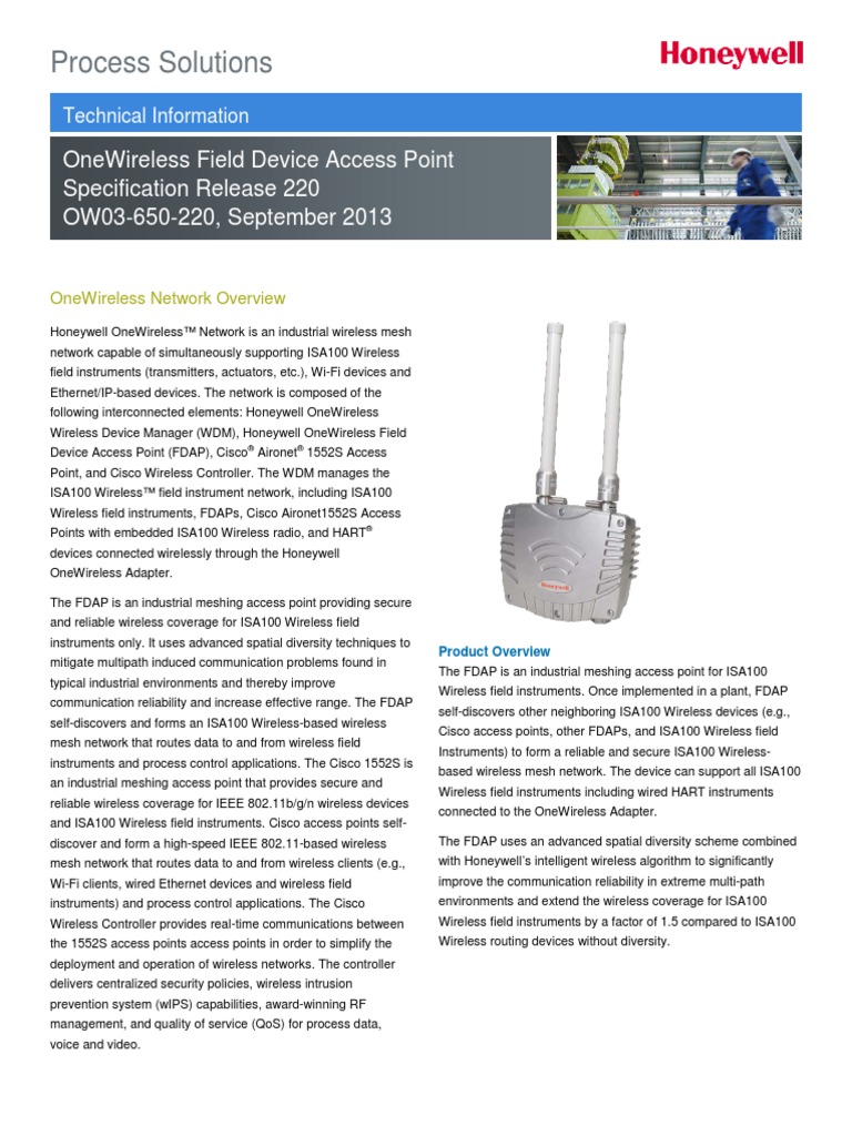 Field Device Access Point PDF | PDF | Wireless Access Point | Computer ...