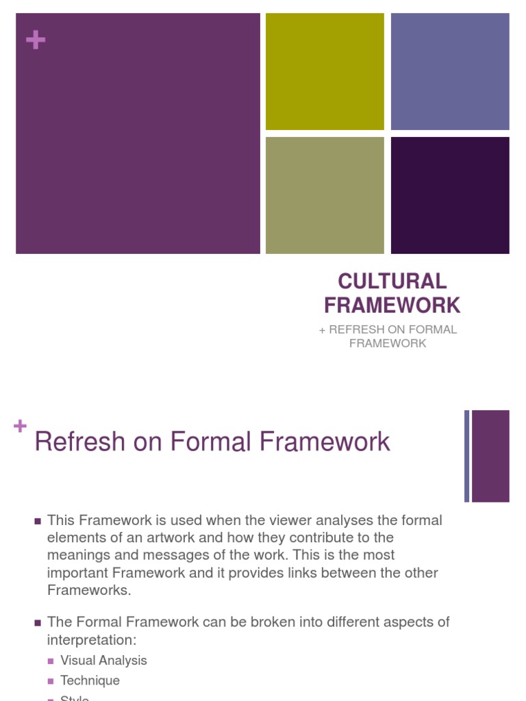 Cultural Framework | PDF | Works Of Art | Composition (Visual Arts)