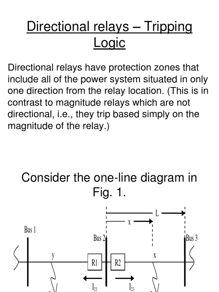 Directional Relays - Tripping Logic | PDF | Relay | Electrical Impedance