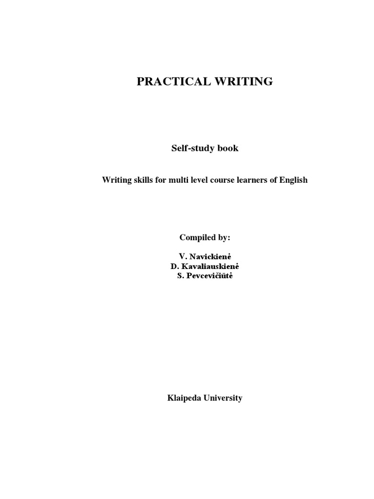 Practical Writing | PDF