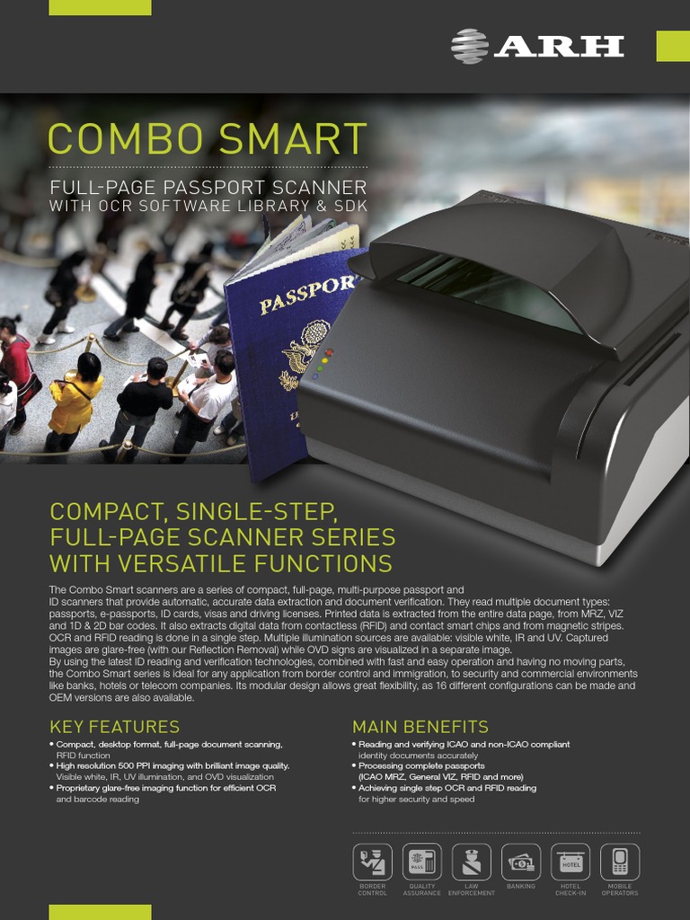 Combo Smart: Compact, Single-Step, Full-Page Scanner Series With ...