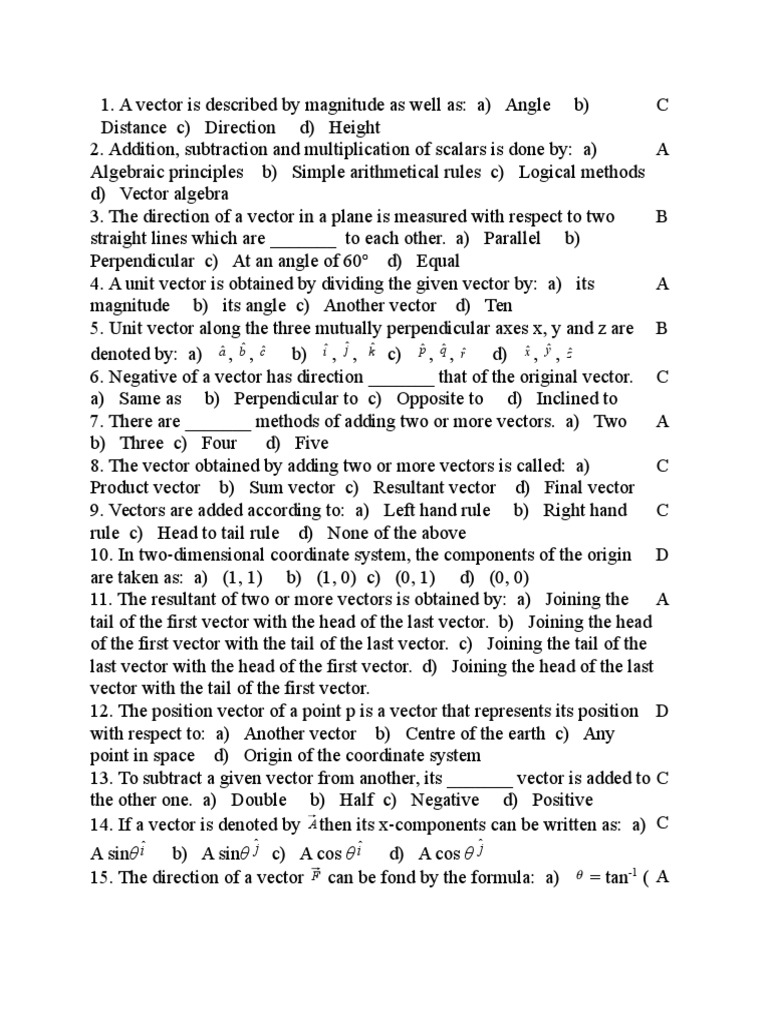 Physics Chapter02 | PDF | Euclidean Vector | Velocity