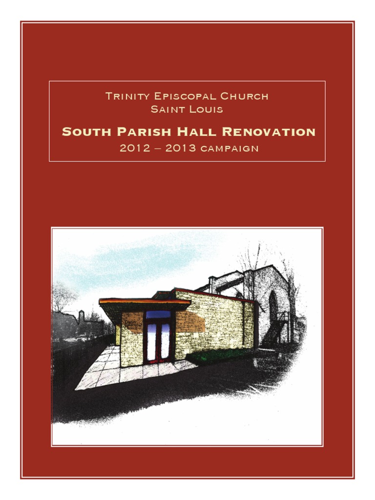 Trinity Episcopal Church South Parish Hall Campaign Brochure - St ...