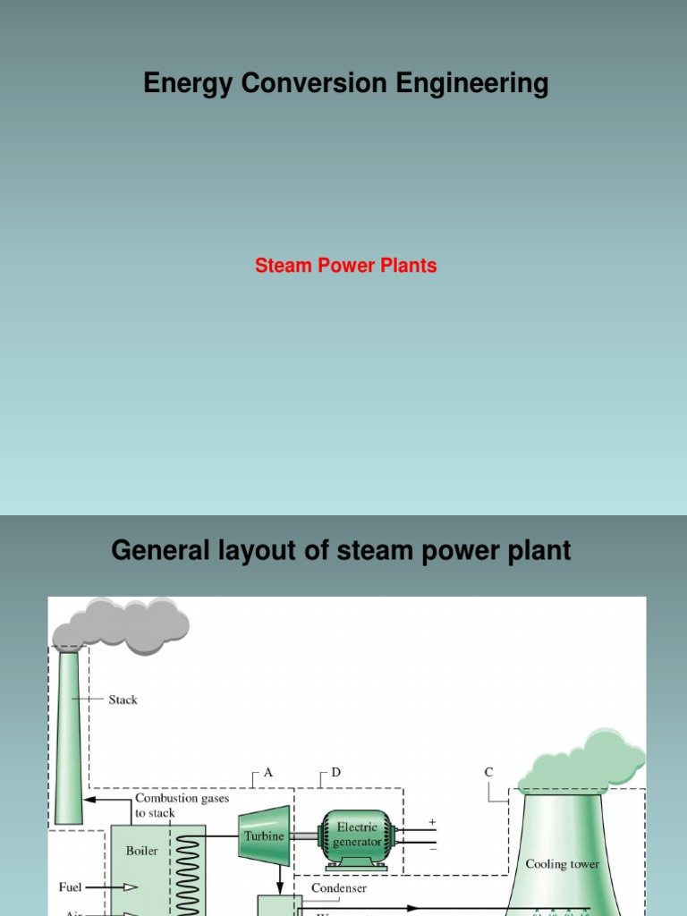 Energy Conversion Engineering: Steam Power Plants | PDF | Boiler ...