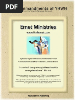 613 Commandments - The Prohibition Commandments | PDF | Mitzvah | Idolatry