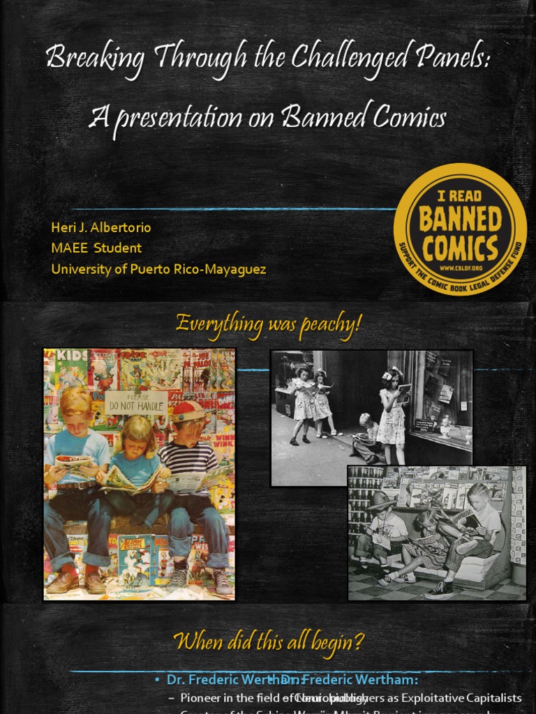 Banned Comics | PDF