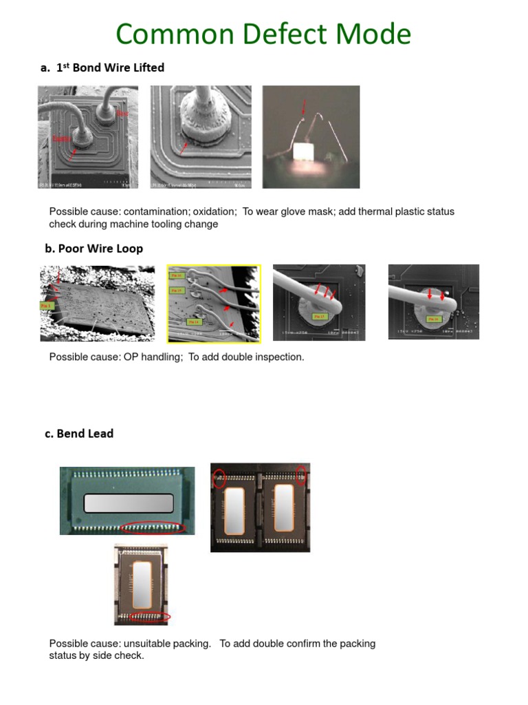 Wire Bonding - General Failure Mode | PDF
