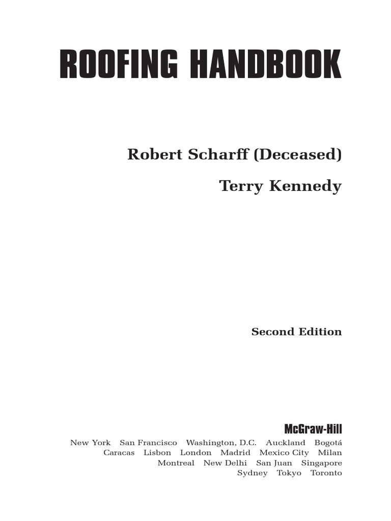 Roofing Handbook | PDF | Roof | Architectural Elements