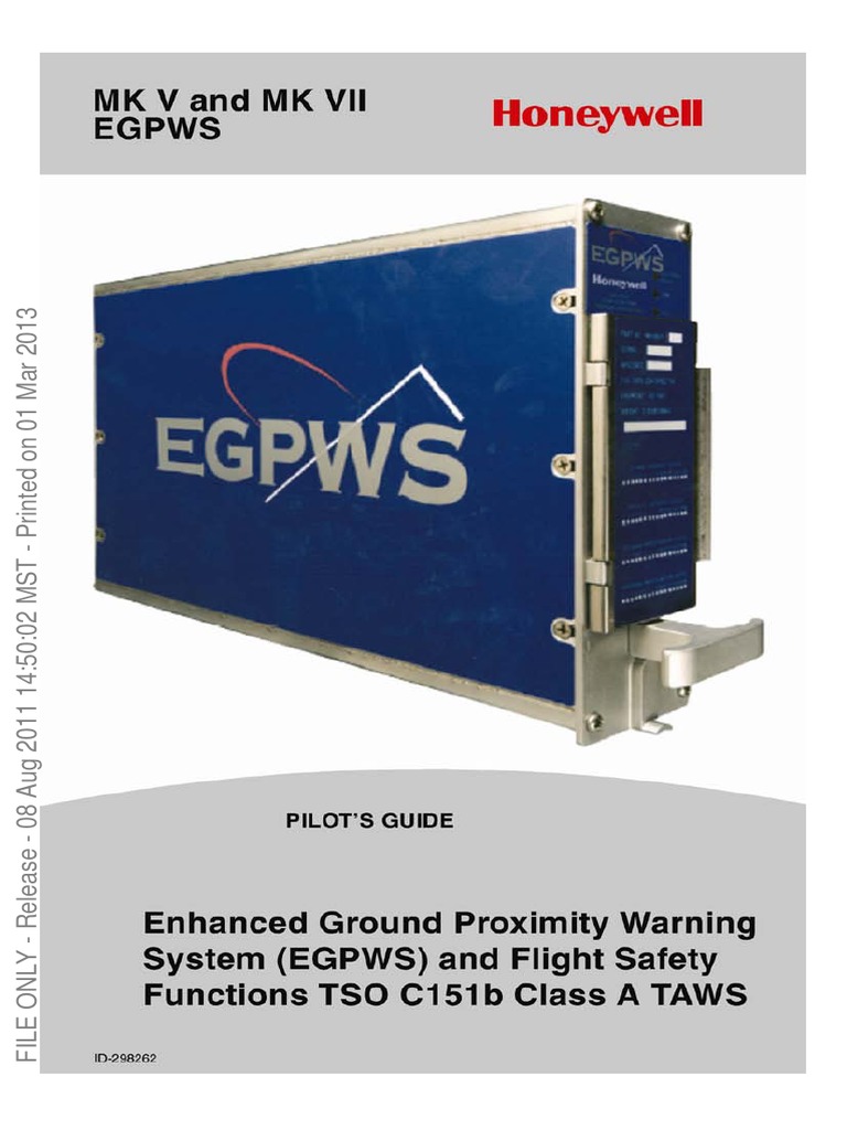 EGPWS.pdf | Aviation | Aircraft