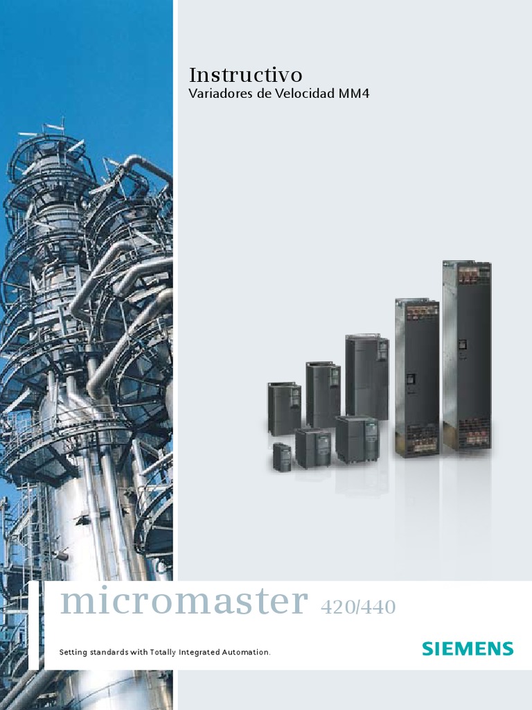 Puesta en Servicio Rapida MM440 PDF | PDF | Ingenieria Eléctrica ...