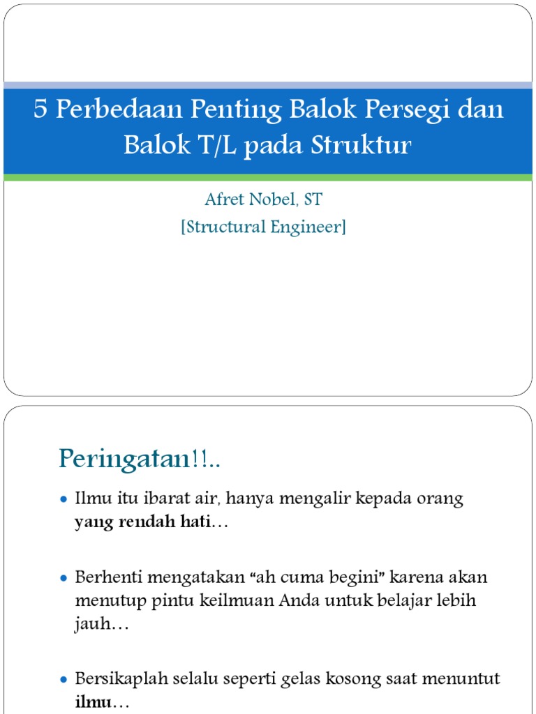 5 Perbedaan Penting Balok Persegi Dan Balok TL Pada Struktur - Afret ...