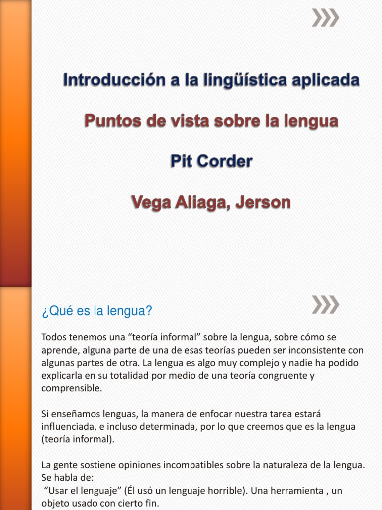 Pit Corder Parte1 PDF | PDF | Dialecto | Lingüística