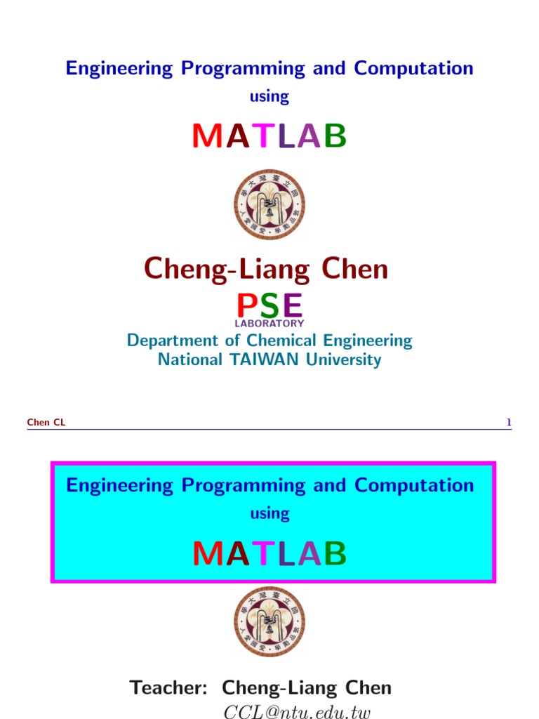 0 Engineering Programming Using MATLAB PDF | PDF | Matlab | Object ...