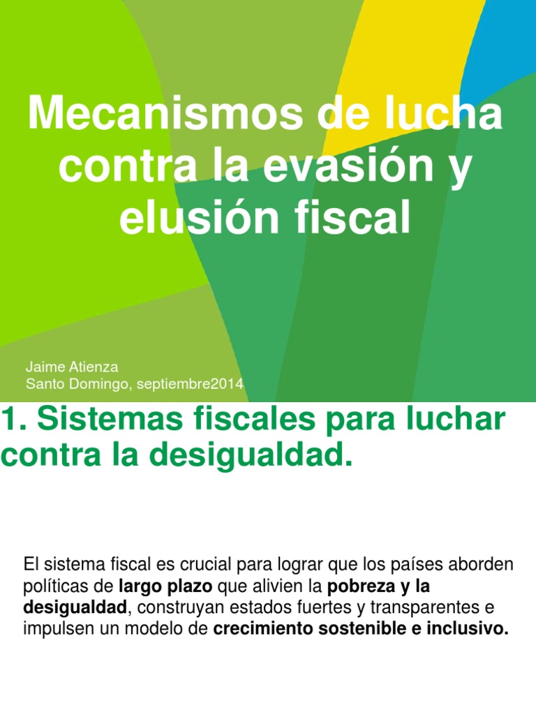 Mecanismos para luchar contra evasion y elusion fiscal | Evasión de ...