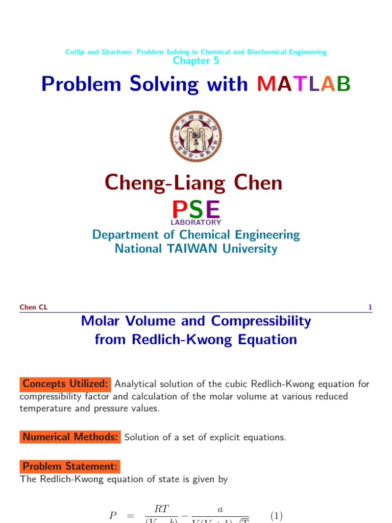 13 Problem Solving With MATLAB PDF | Download Free PDF | Regression ...