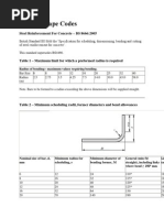 BS8666 Steel Reinforcement Guide | PDF